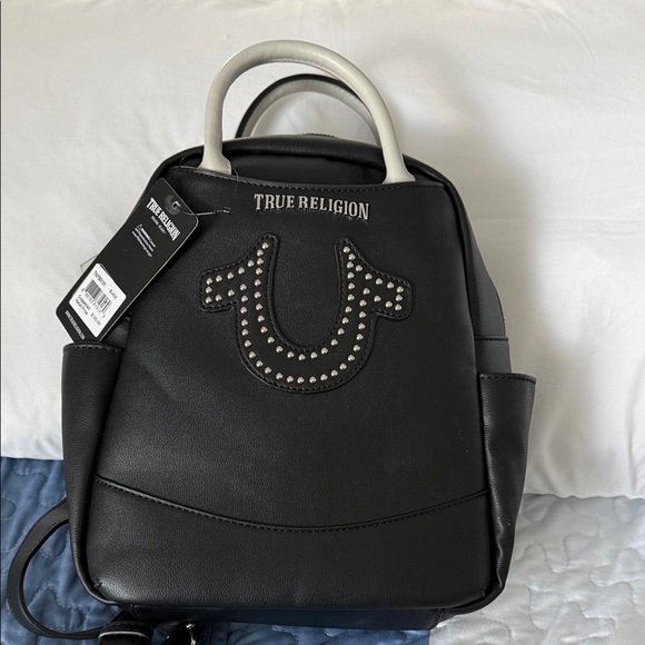 True Religion | Bags | True Religion Black And White Backpack | Poshmark